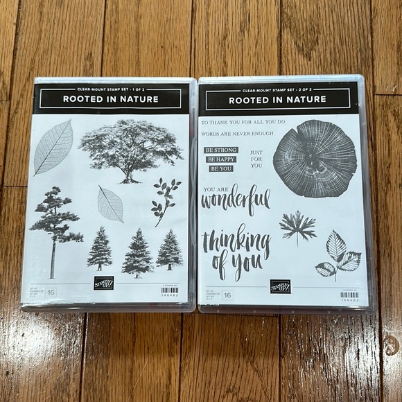 Stampin' Up! | Other | Stampin Up Rooted In Nature Stamp Set And 2 With ...